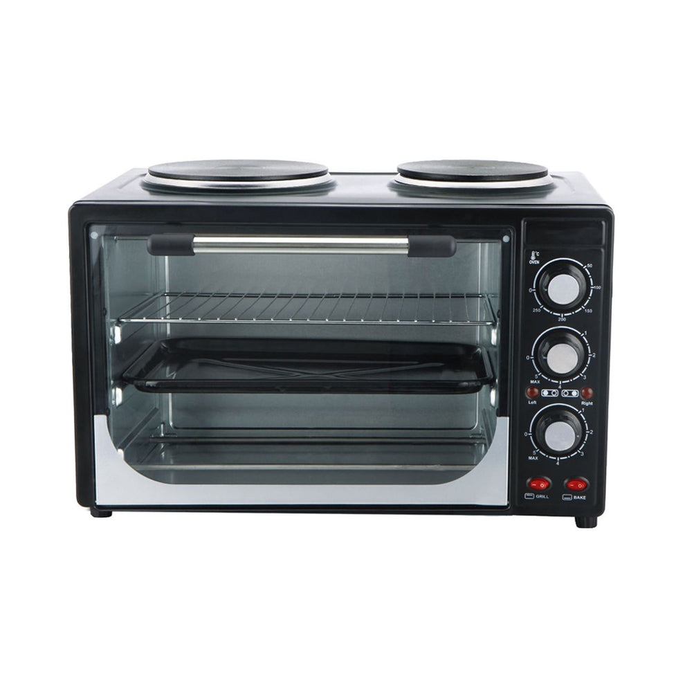 iStar 32L Electric Oven with 2 Plate Stove (3200W) – Smart Pick And Pay